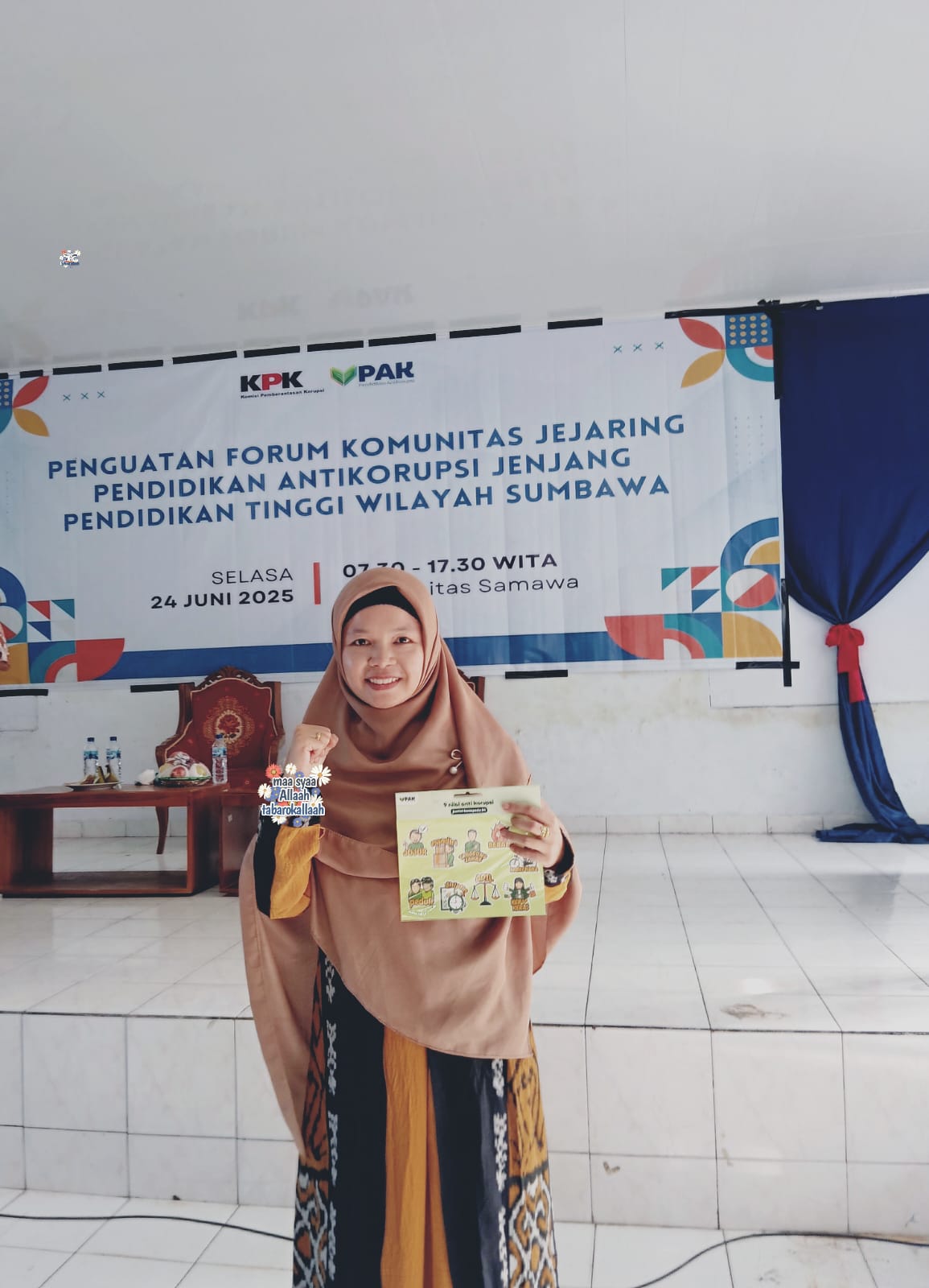 Dosen STAI NW Samawa Berpartisipasi Aktif Dalam Agenda KPK RI - STAI NW SAMAWA